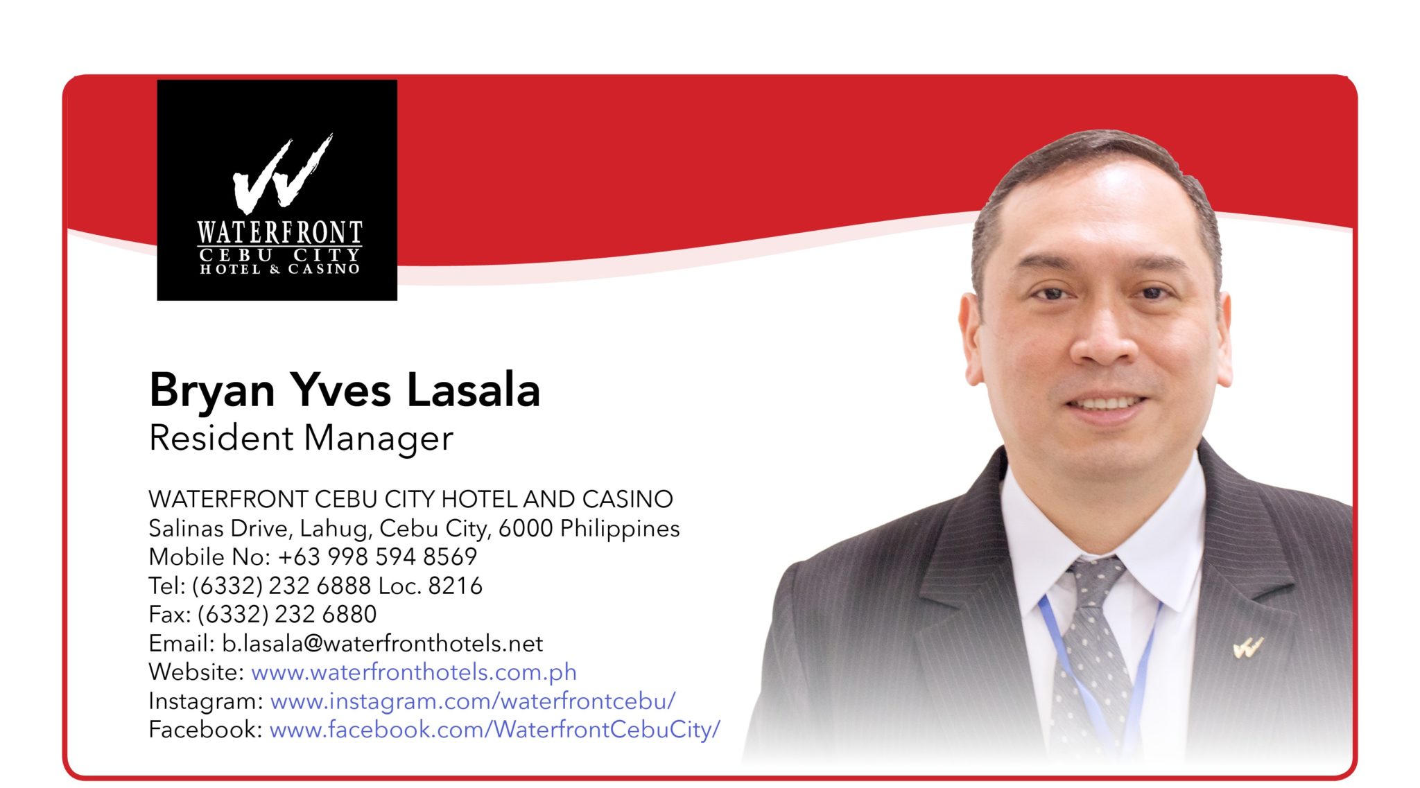 Bryan Yves Lasala – Waterfront Hotels & Casinos