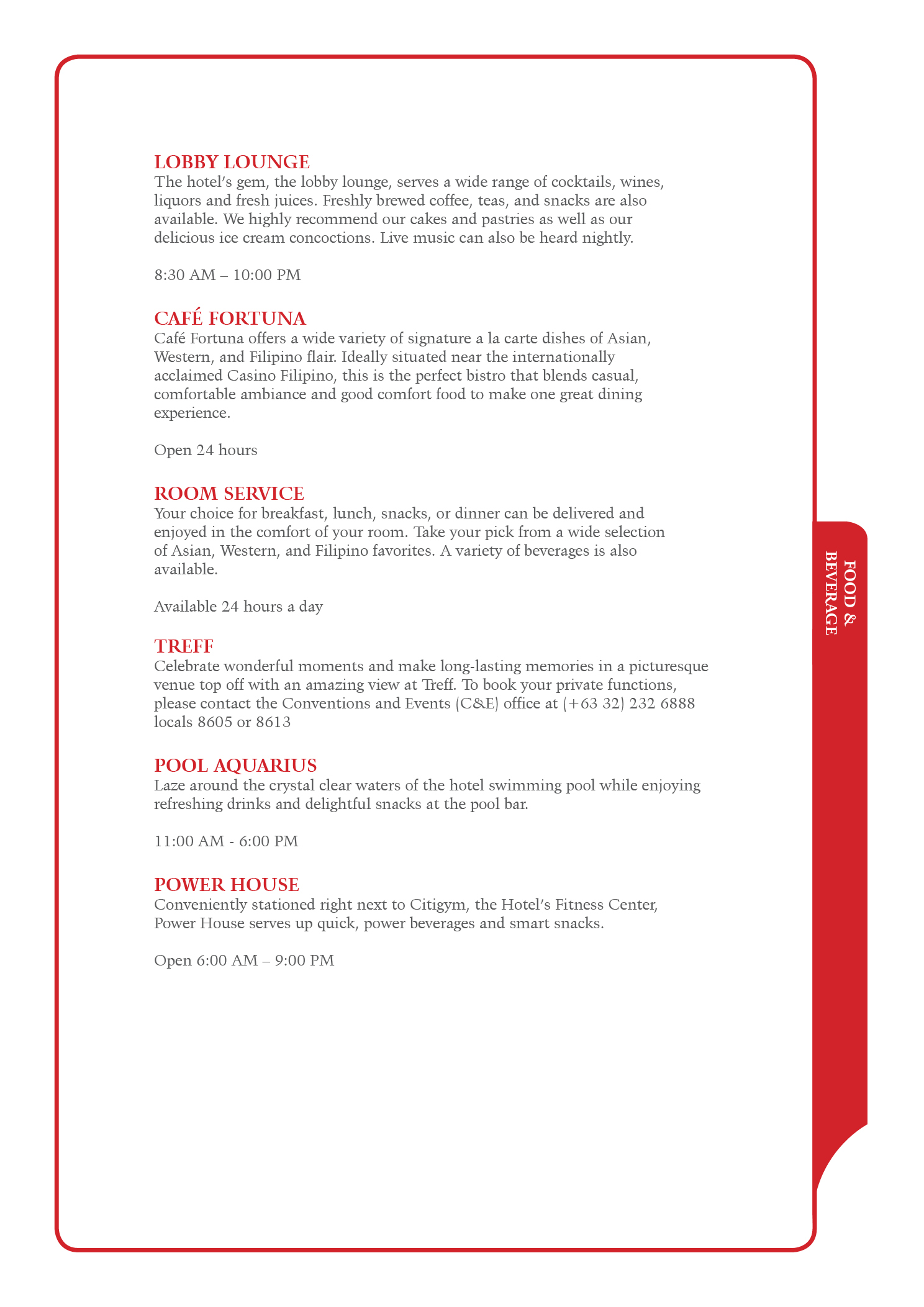 Compendium - Waterfront Hotels & Casino