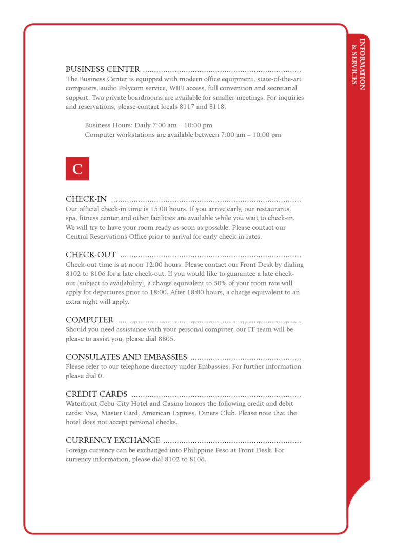 Compendium - Waterfront Hotels & Casino