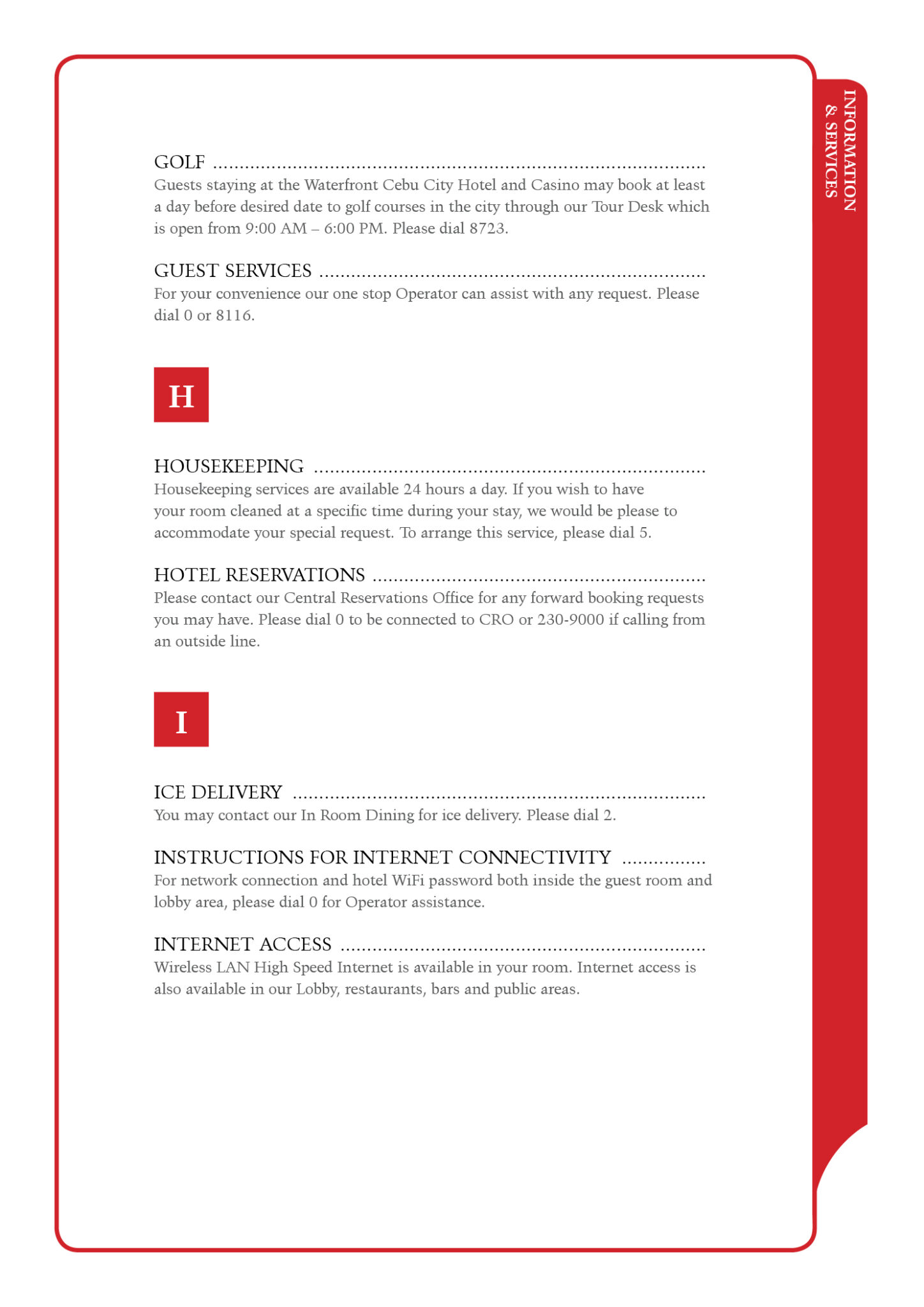 Compendium - Waterfront Hotels & Casino